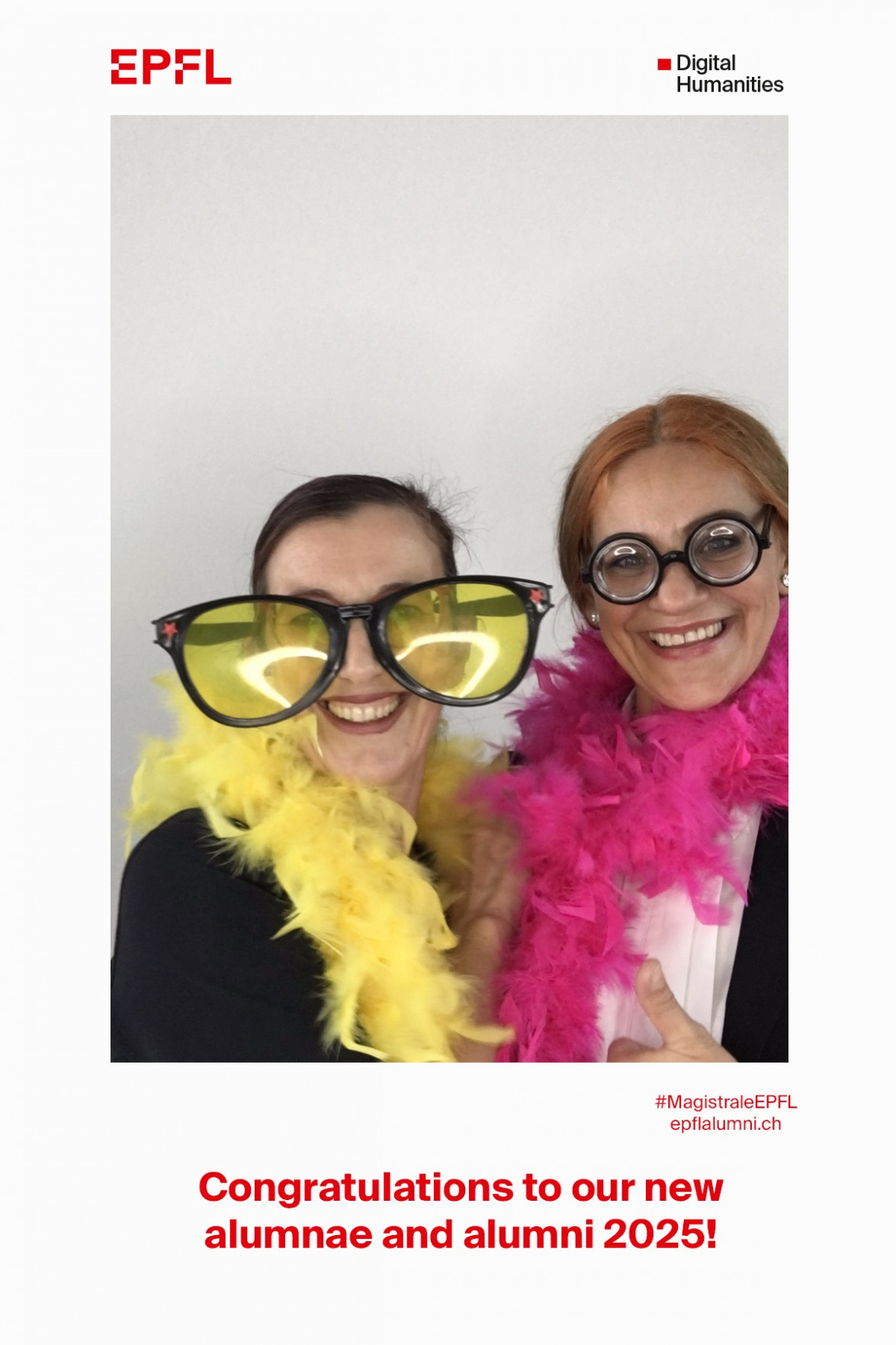 Digital Humanities Class of 2025 Photobooth | EPFL Alumni